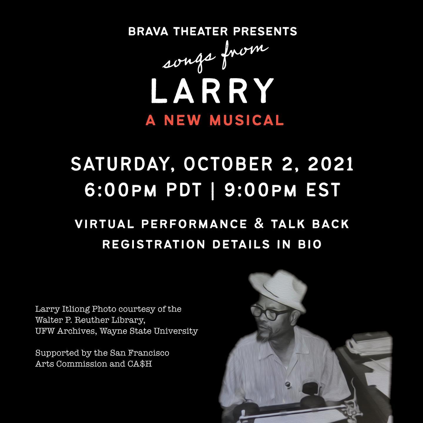 Brava Theater Presents Songs from Larry: A New Musical - MYX Global