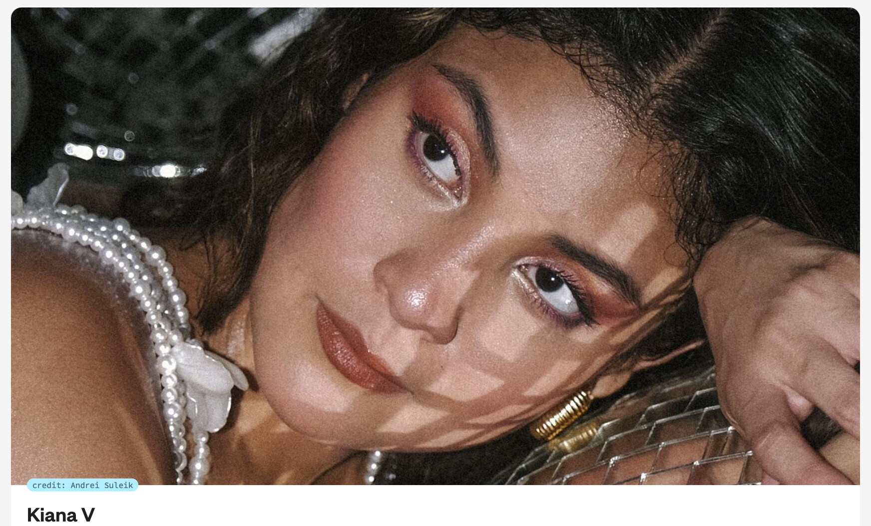 Kiana V Co-Headlines SXSW R&B Showcase in Austin, TX 3/17 12A - MYX Global