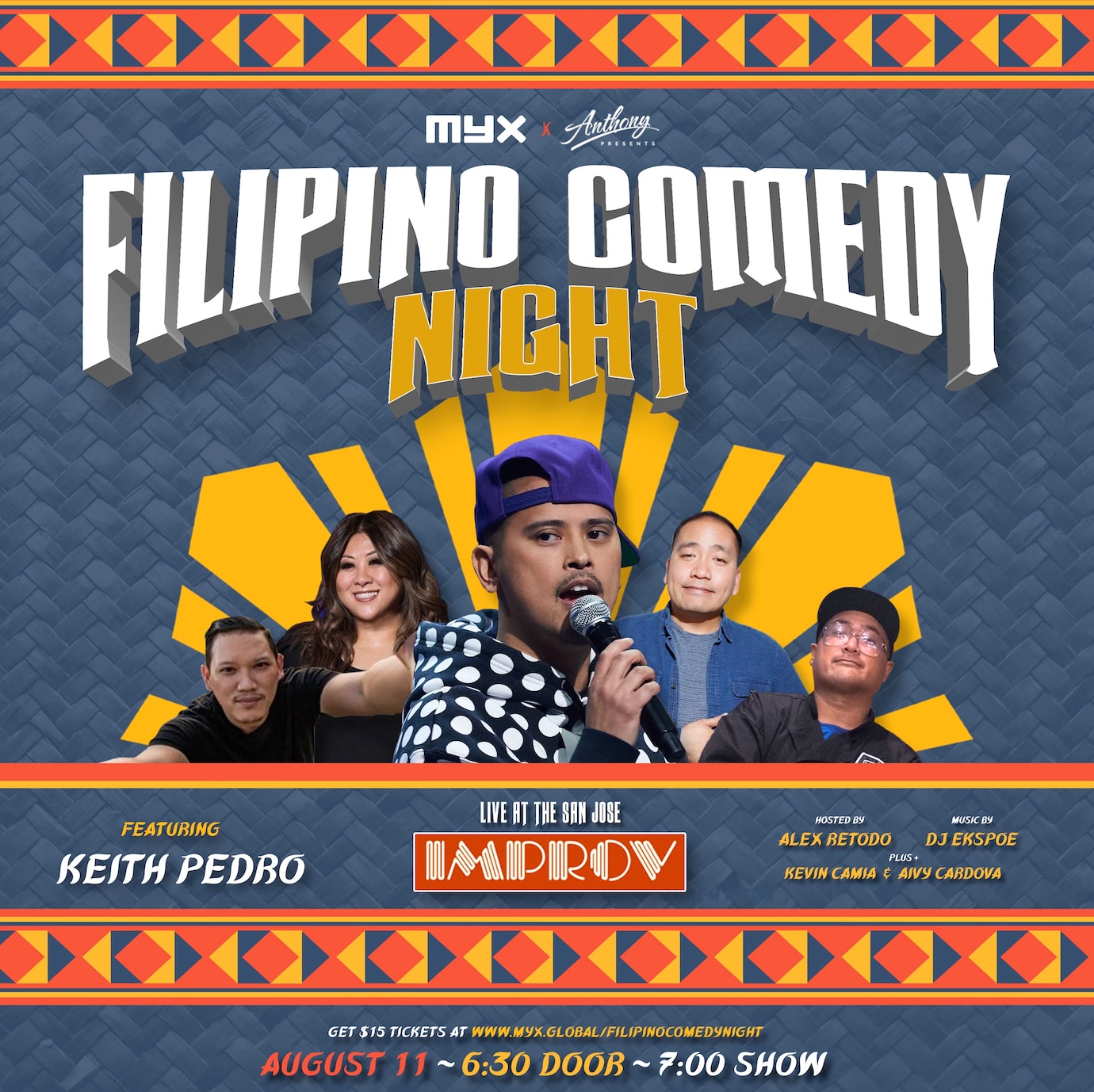 An Evening of Laughs is Coming with Filipino Comedy Night - MYX Global